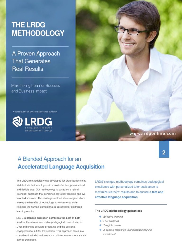 LRDG Methodology | PDF | English As A Second Or Foreign Language | Learning