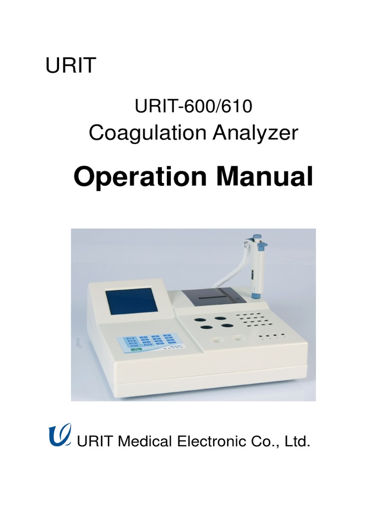URIT-600、610 Operation Manual (12!04!05) | PDF | Troubleshooting ...