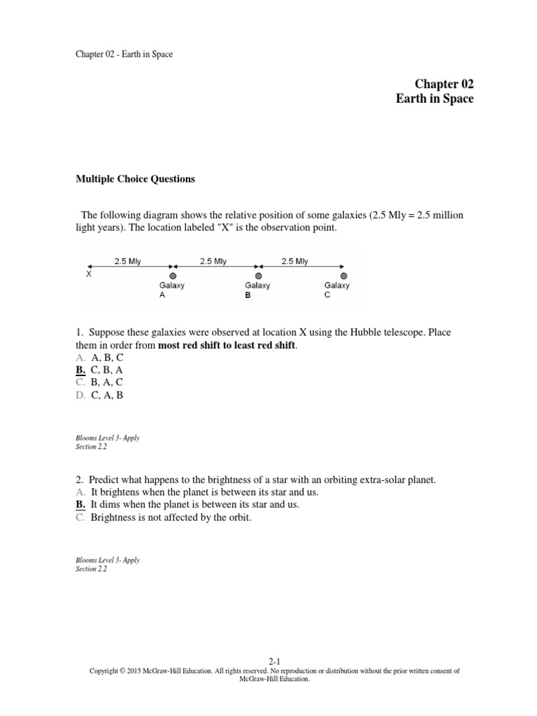 Test Bank For Good Earth Introduction To Earth Science 3rd Edition by ...