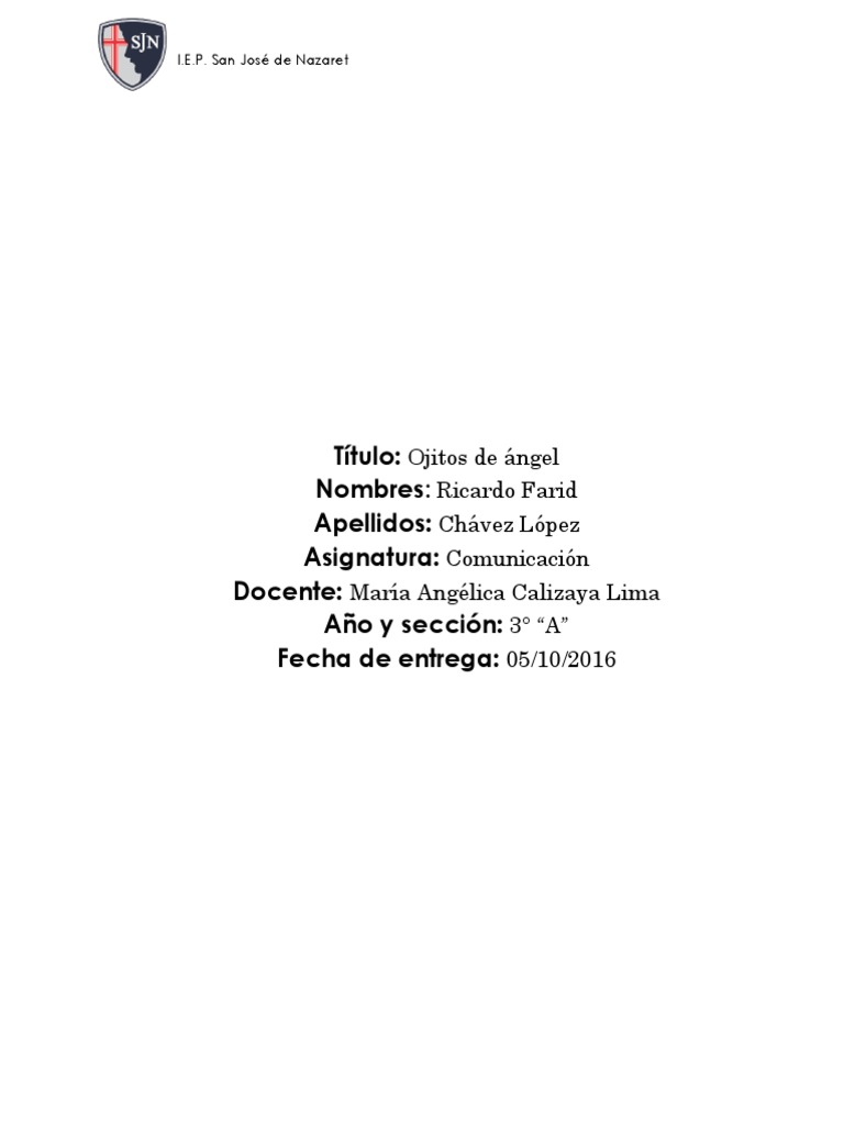 Ojitos de Angel | PDF | Panamá | Novelas