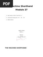 Machine Shorthand Keyboard Basics | PDF | Shorthand | Computer Keyboard