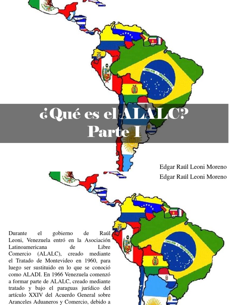 Edgar Raúl Leoni Moreno - ¿Qué Es El ALALC?, Parte I | PDF | Finanzas y ...