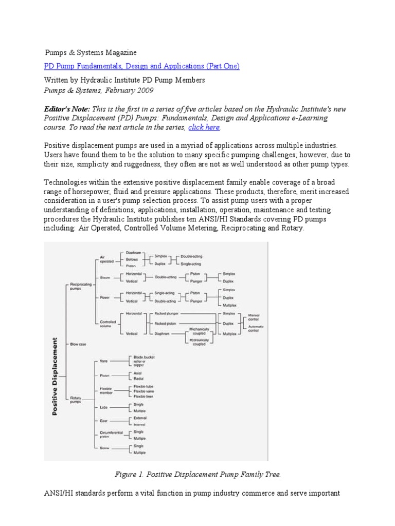 PD Pump Overview (HI) | PDF | Pump | Viscosity