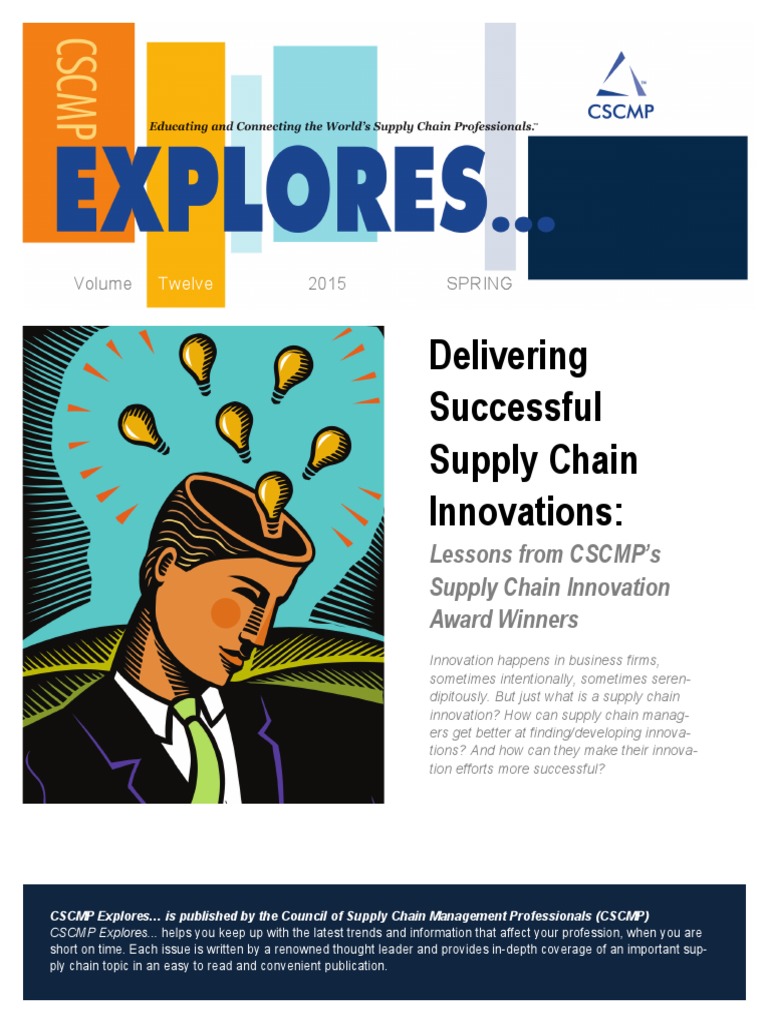 Delivering Successful Supply Chain Innovations Pdf Innovation