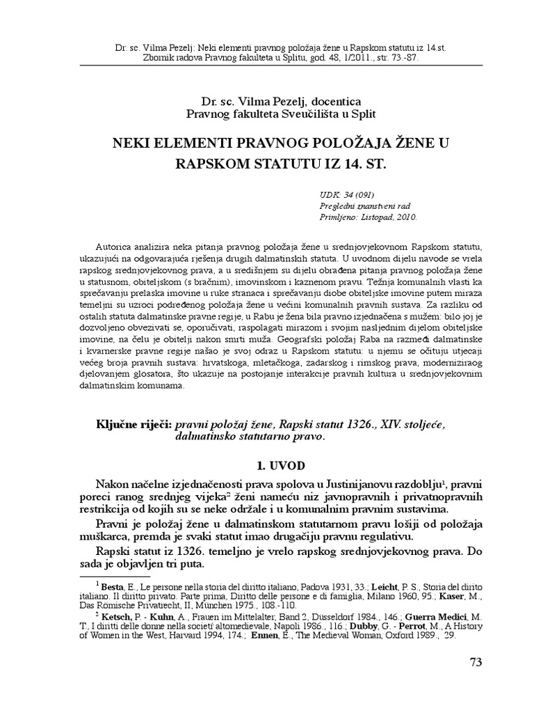 Pezelj Rab | PDF