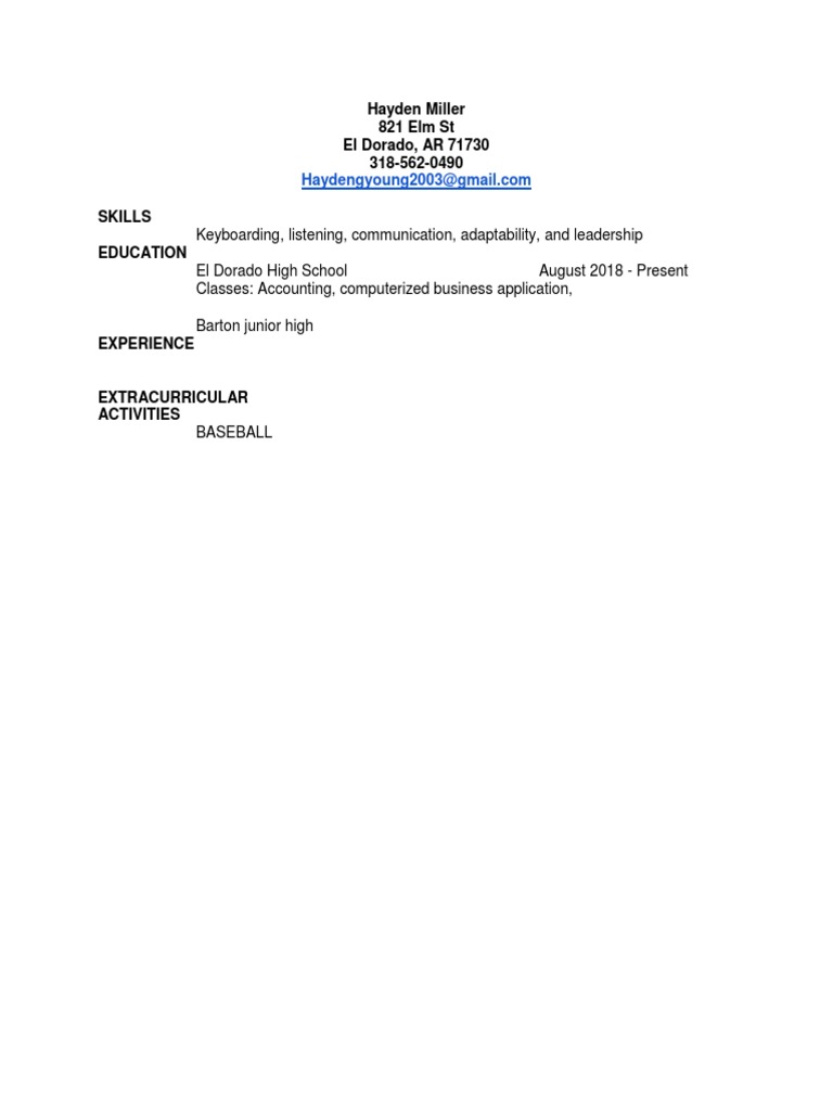 Hayden Miller | PDF