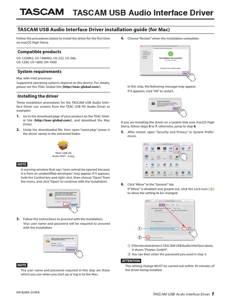USB Driver Install MacOS-Sierra | PDF | Device Driver | Usb