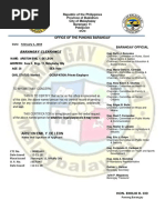 Barangay Business Permit | PDF