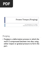 Introduction and Classification of Forging Processes | PDF | Forging | Rolling (Metalworking)
