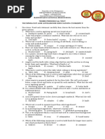 4th Quarter Exam in Cookery-9 | PDF | Custard | Desserts