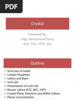 VESTA Software Tutorial Guide | PDF | Crystal Structure | Plane (Geometry)