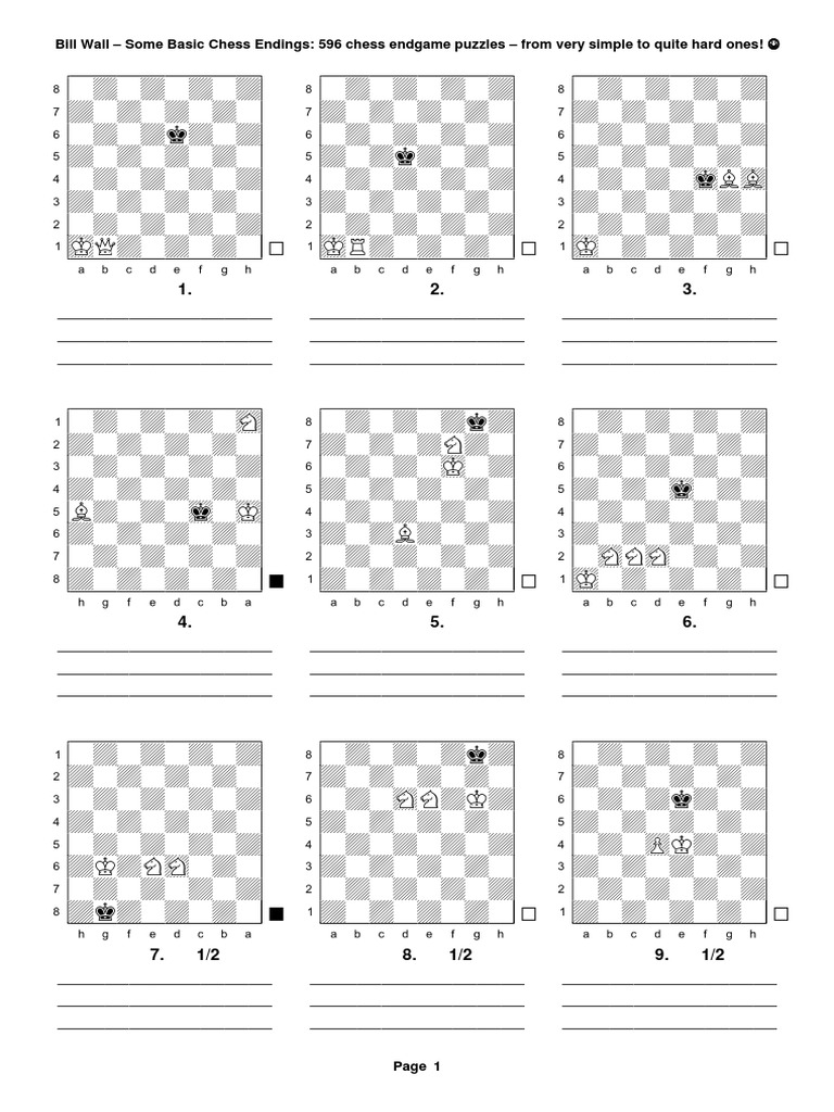 Basic Chess Endings | PDF | Gaming | Publishing
