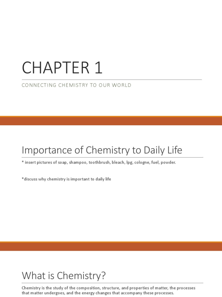 Chemistry Chapter 1 | PDF | Chemical Substances | Matter
