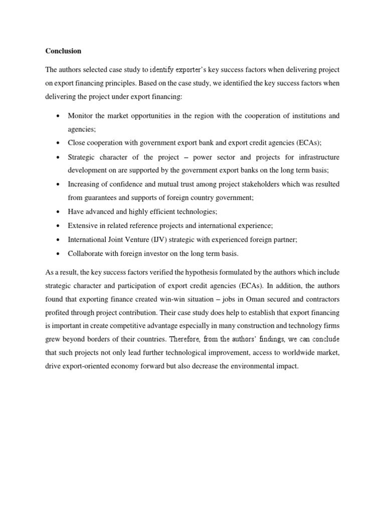 Assignment Conclusion | PDF