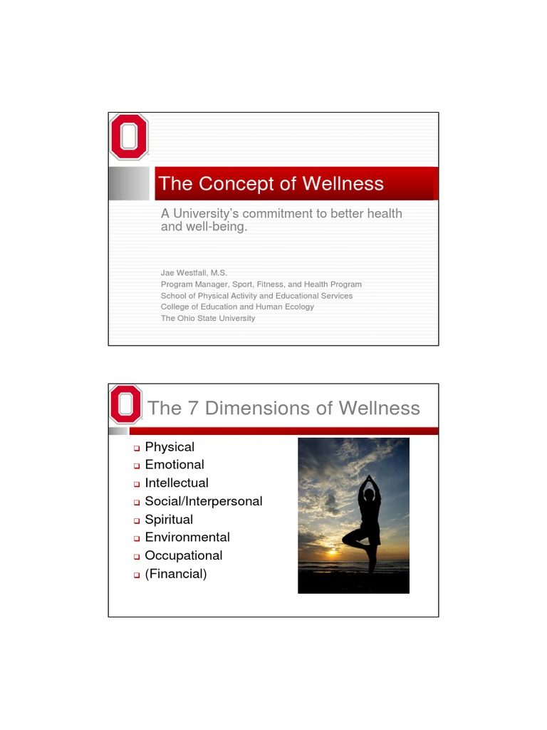 Wellness | PDF | Interpersonal Relationships | Ohio State University