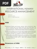 Unit - 1 Morgan'S Model To Define Ihrm | PDF | Human Resource Management | Globalization