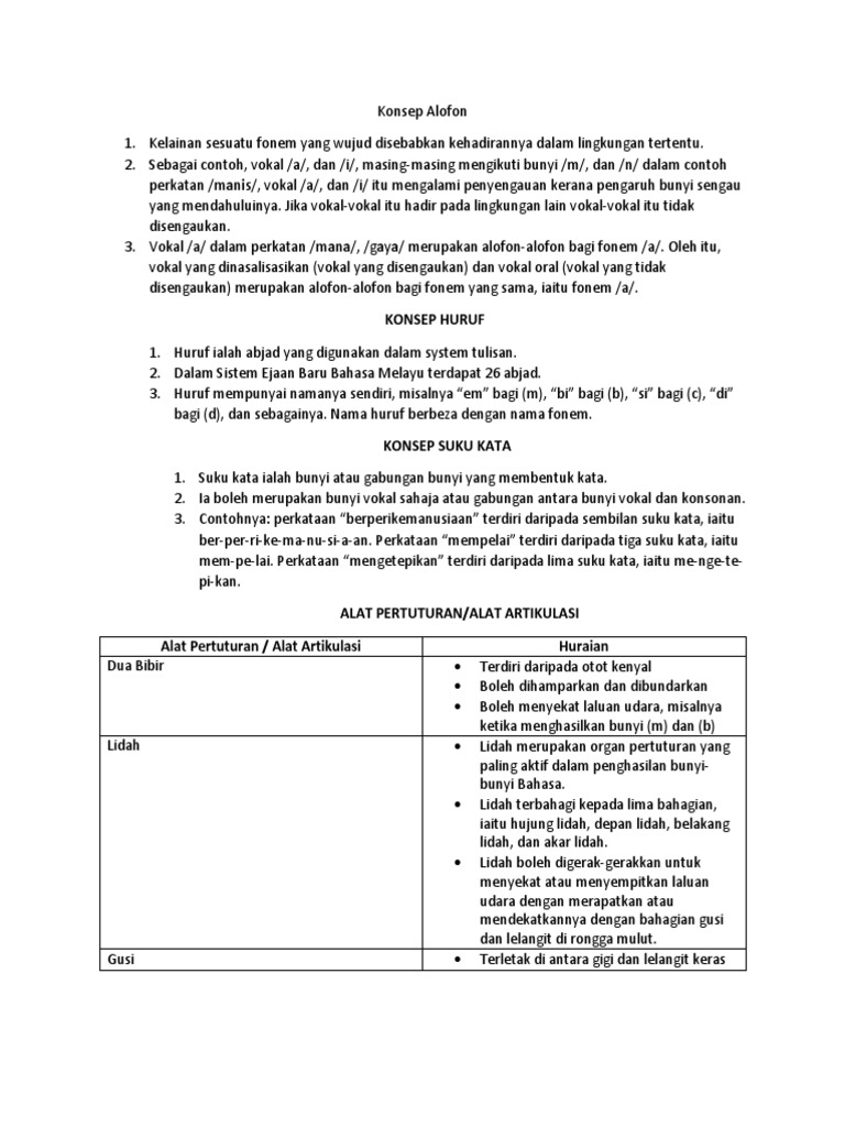 Konsep Alofon | PDF