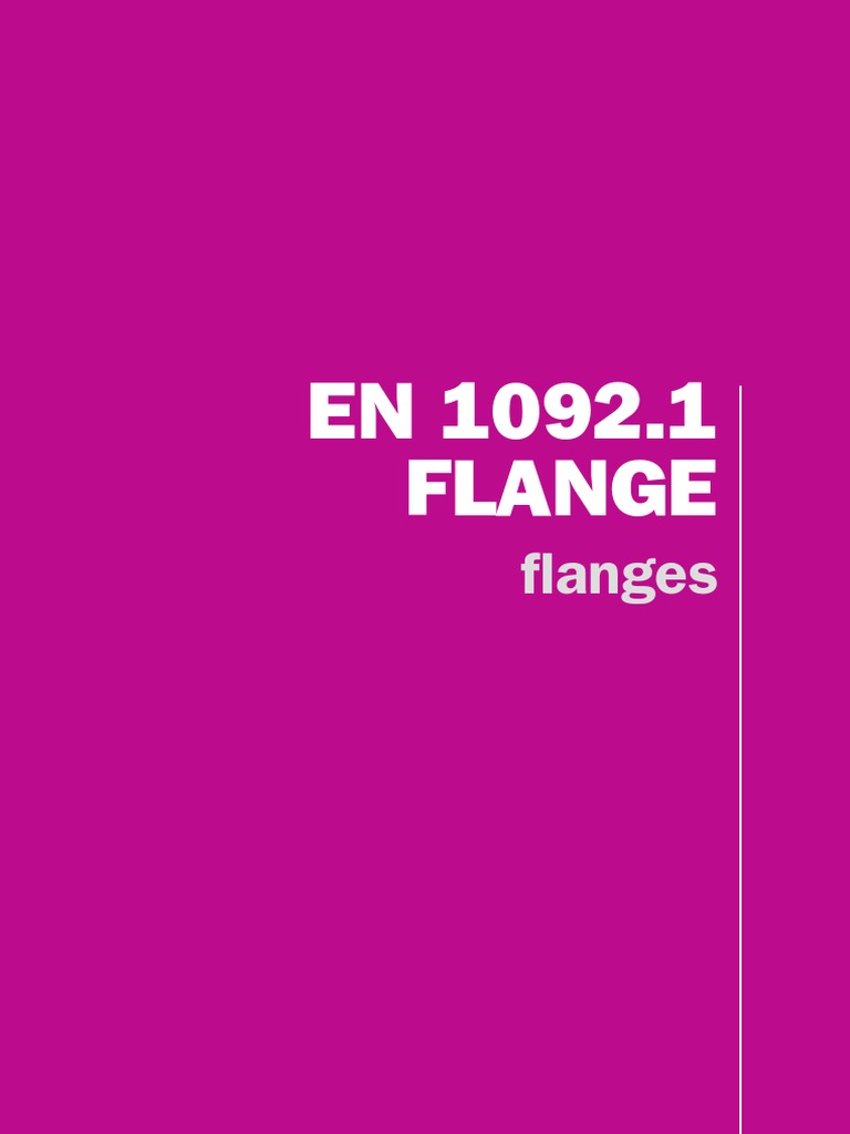 En 1092 1 Flange | Download Free PDF | Pipe (Fluid Conveyance) | Plumbing