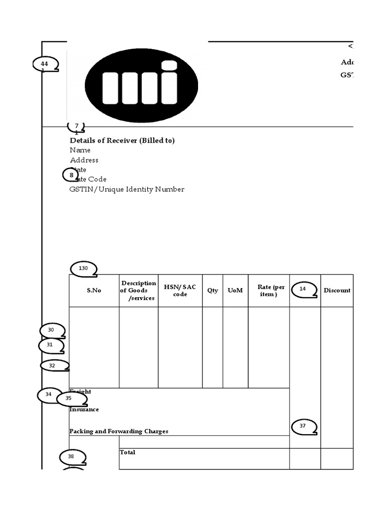 Proforma Invoice for Machinery Parts | PDF | Invoice | Government Finances