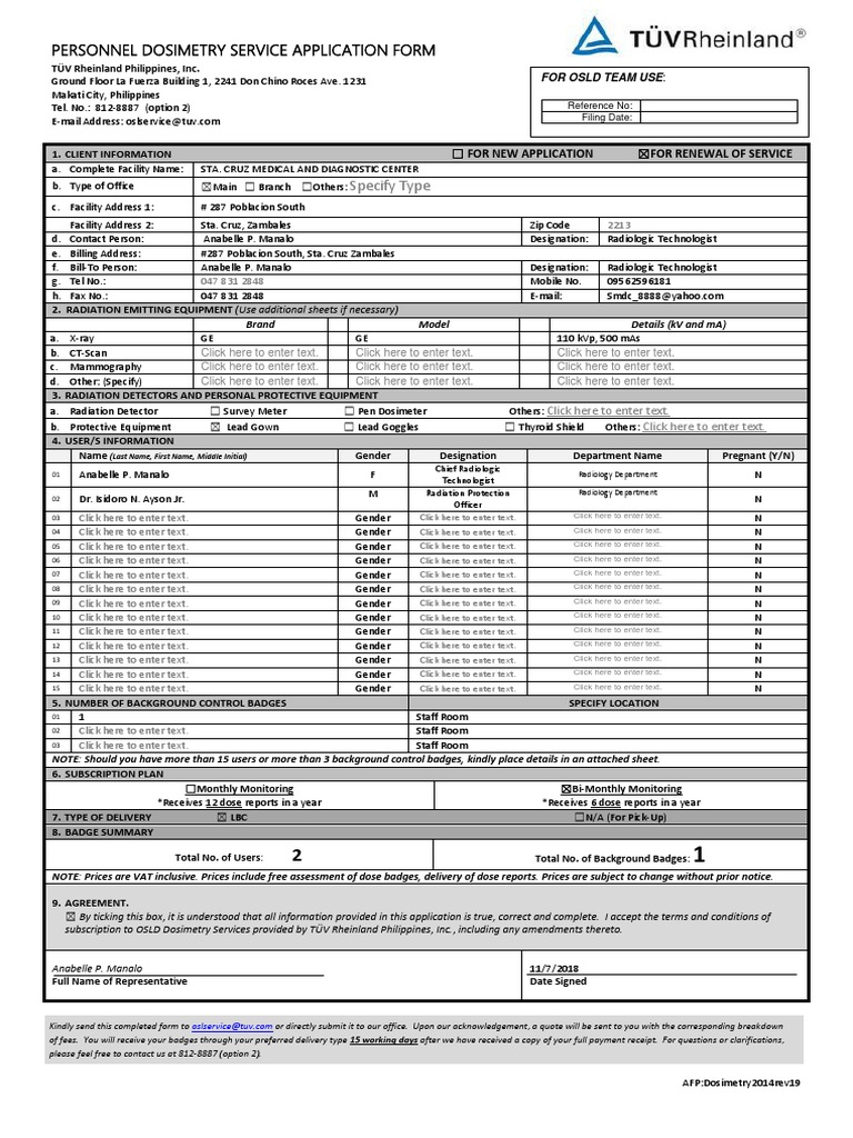 A1_TUV Dosimetry Application Form for Email (Effective 16 Oct 2018 ...