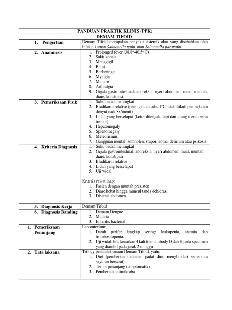 CP Tifoid | PDF | Sains & Matematika