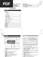 Ultronic Clock CL-266 - Instructions | PDF | Clock | Time