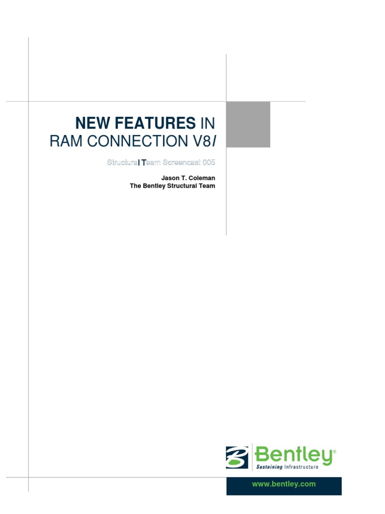 Steel Connections RAM Connections PDF | PDF | Button (Computing) | Beam ...