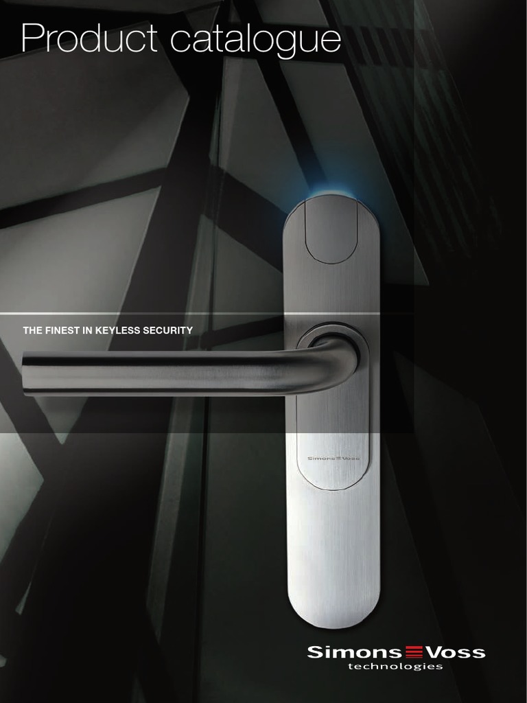 SimonsVoss Product Catalogue en Web | PDF | Access Control | Computer ...
