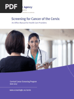 Cervical Cancer Screening Flow Charts | PDF | Cervical Cancer ...