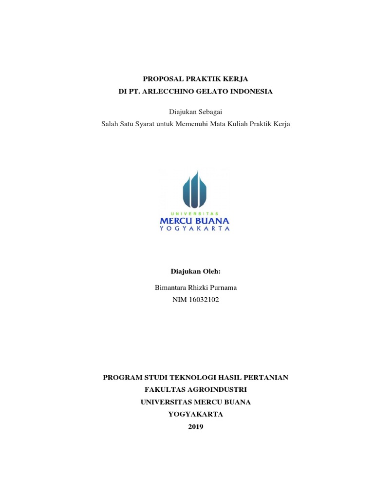 Praktik Kerja di Arlecchino Gelato | PDF | Karier & Perkembangan