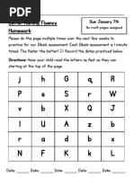 Dibels 8 Benchmark 1 Student 2020-1 | PDF | Schools | Rhyme