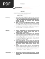 Contoh SK Posbindu | PDF