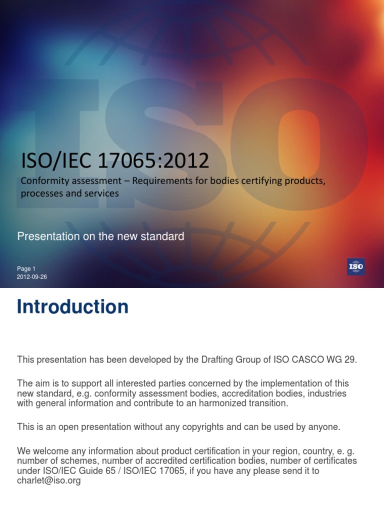 Iso Iec 17065 Acreditacion | PDF | International Organization For Standardization | Iso 9000