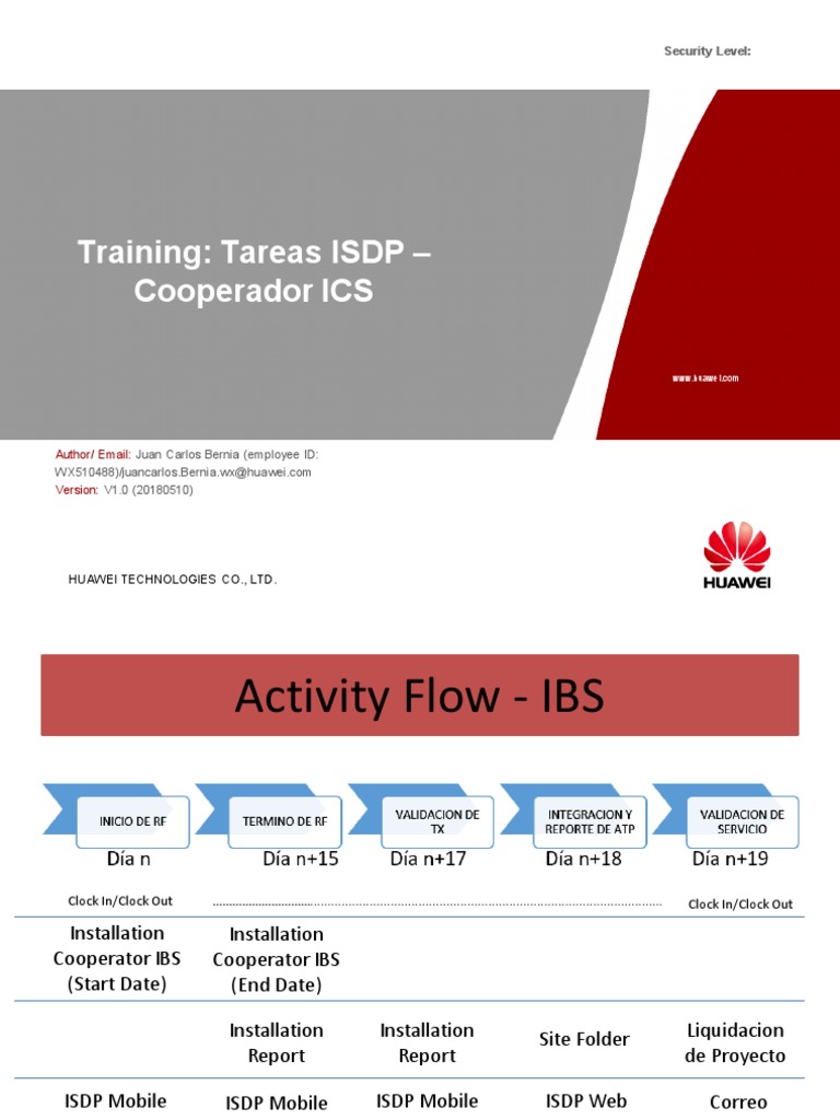 Plan de Implementación ISDP Huawei | PDF | Informática | Software
