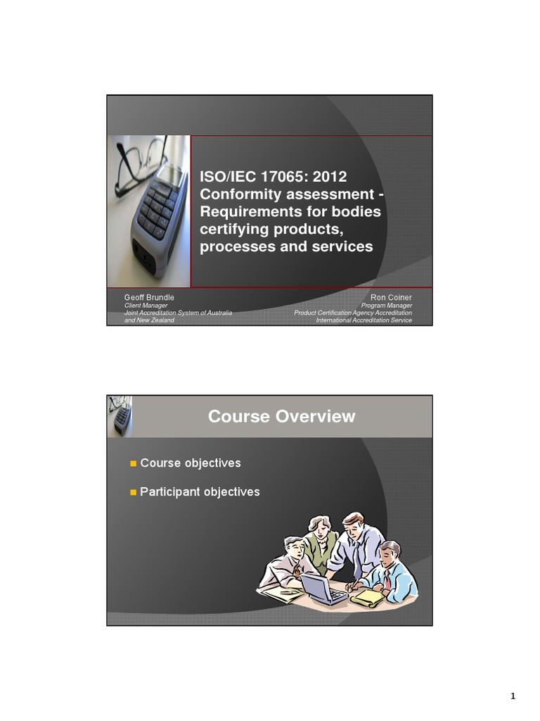 Iso Iec 17065 Overview | PDF | International Organization For ...