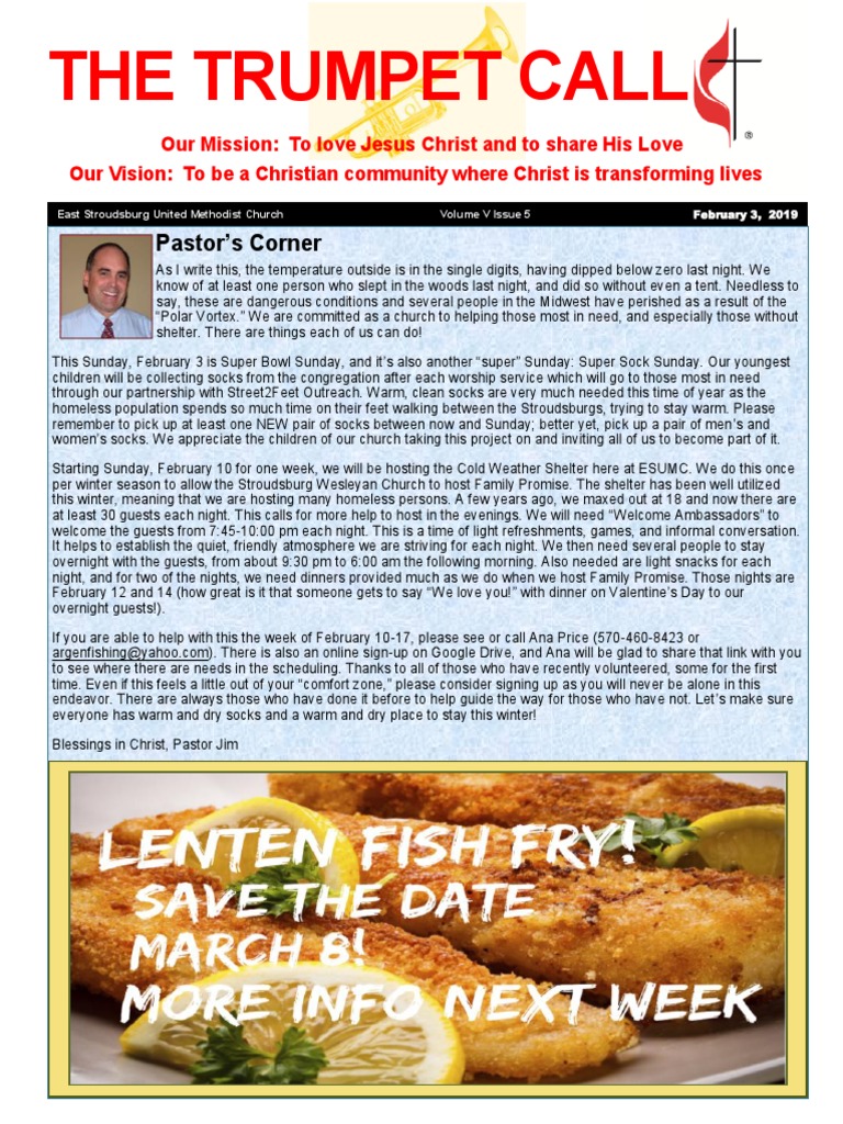 Trumpet Call 2019 Feb 3 FINAL | PDF | Methodism