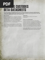 Adeptus Custodes Data Sheets & Armoury | PDF | Military Technology ...