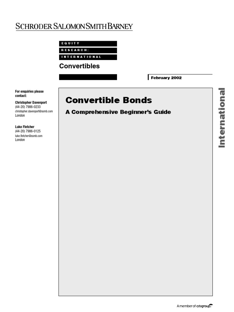 Convertible Bonds | Convertible Bond | Bonds (Finance)