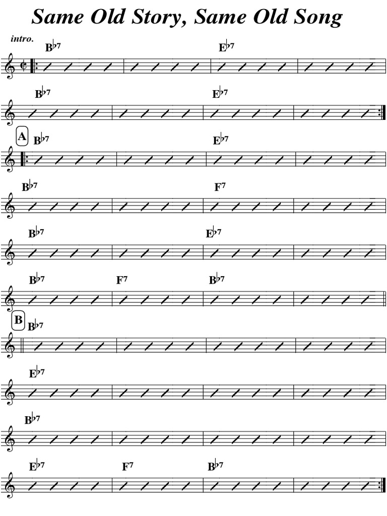 Same Old Story | PDF