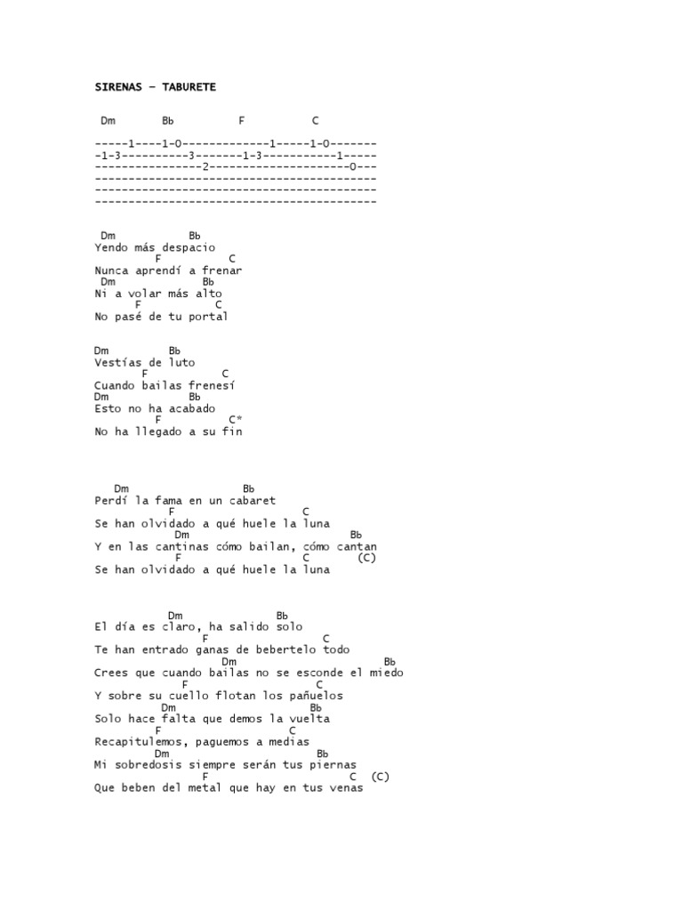 Sirenas - Taburete PDF | PDF