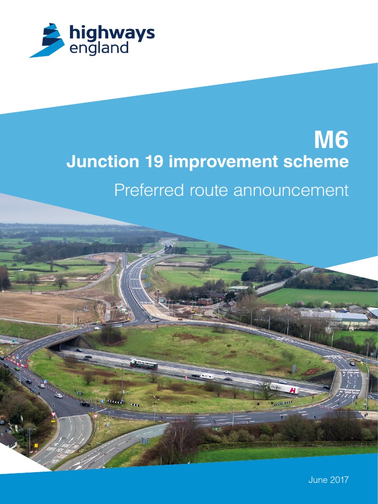 Junction 19 Preferred Route | PDF | Road Transport | Transport