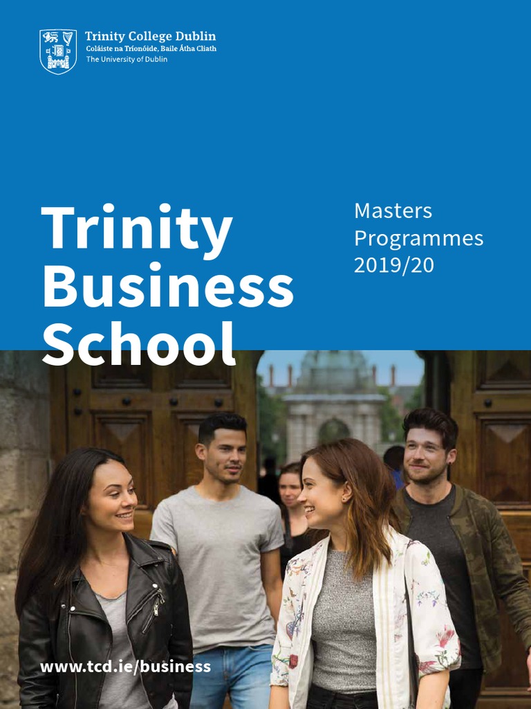 Trinity Business School: Masters Programmes 2019/20 | PDF ...