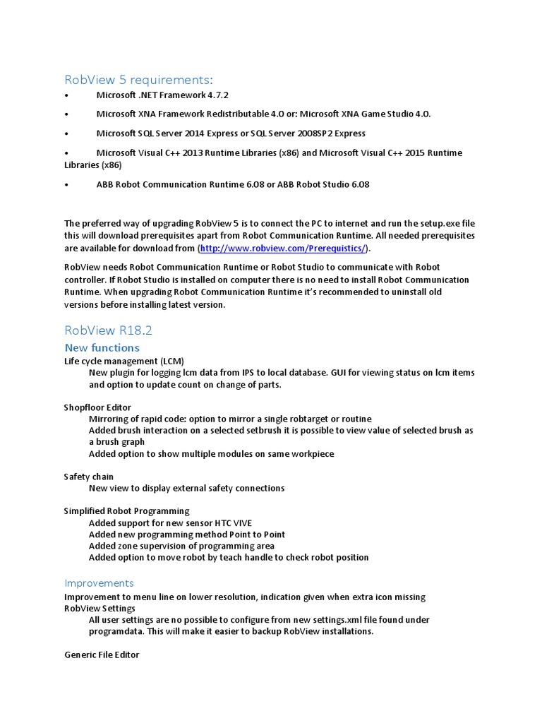 R18.2 Readme PDF | PDF | Microsoft Sql Server | Computer File