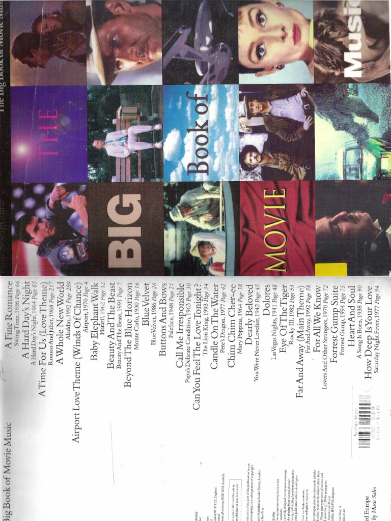 Big Book of Movie Music | PDF