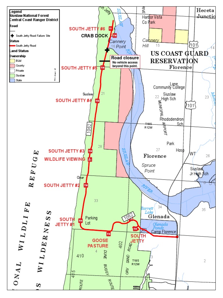 South Jetty Map | PDF