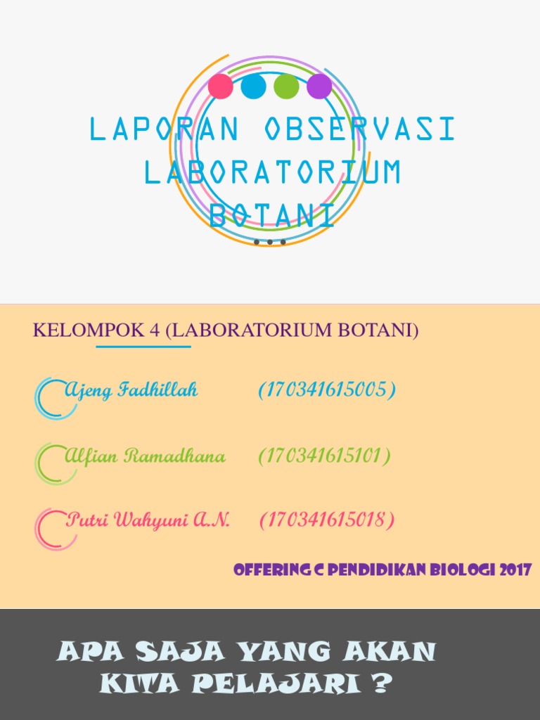 Laboratorium Botani | PDF