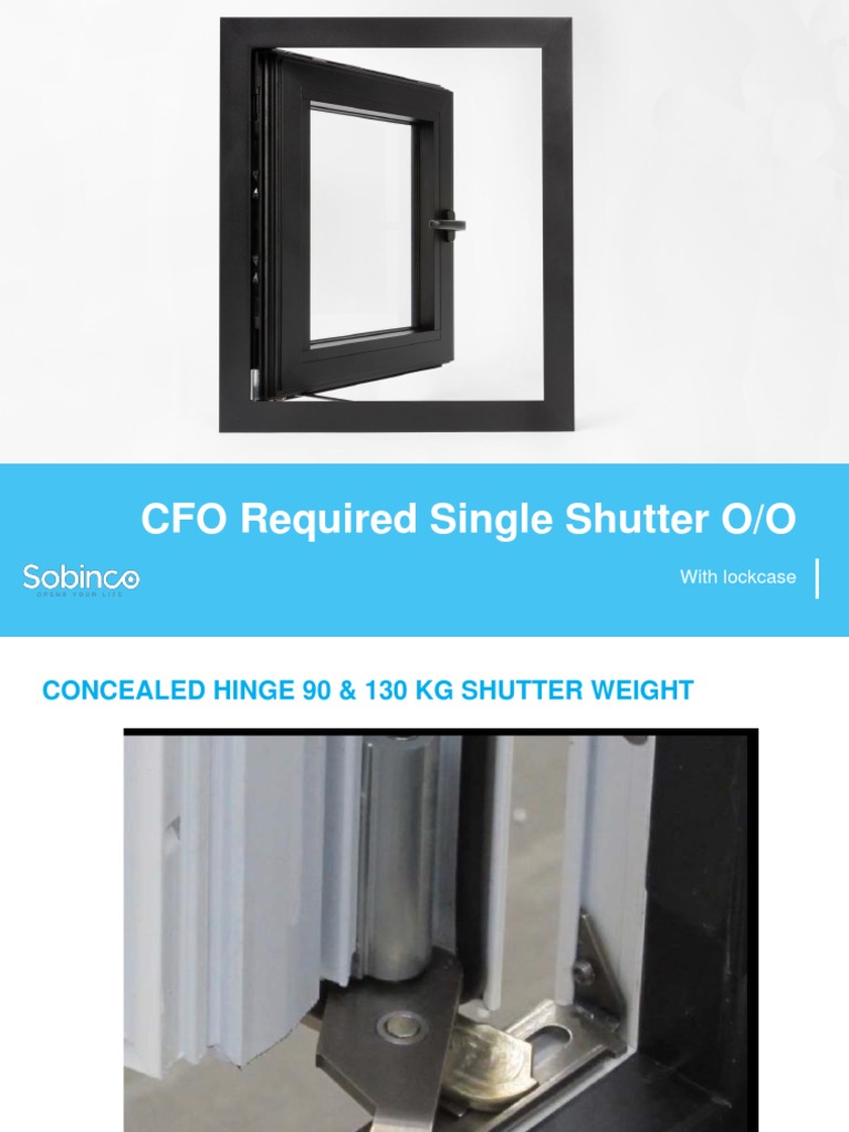 CFO Open Out Window | PDF | Equipment | Metals