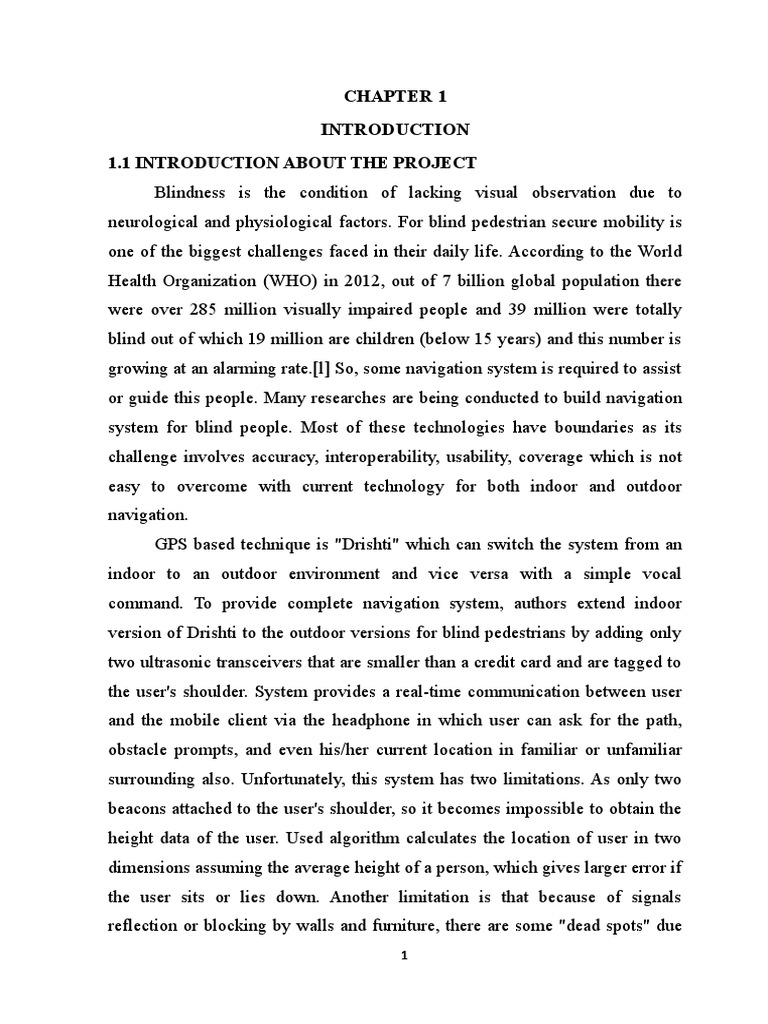 Blind Report | PDF | Visual Impairment | Xml