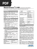 Masterflow 980 Tds | PDF | Strength Of Materials | Concrete
