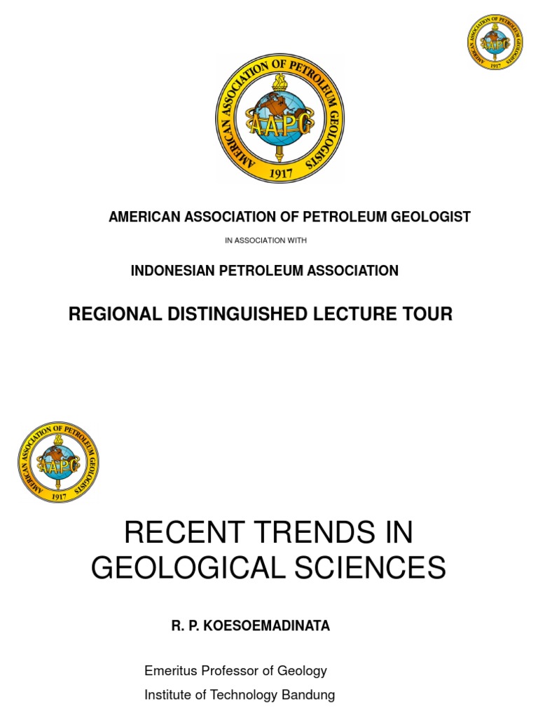 Recent Trends in Geological Sciences | PDF | Geology | Stratigraphy